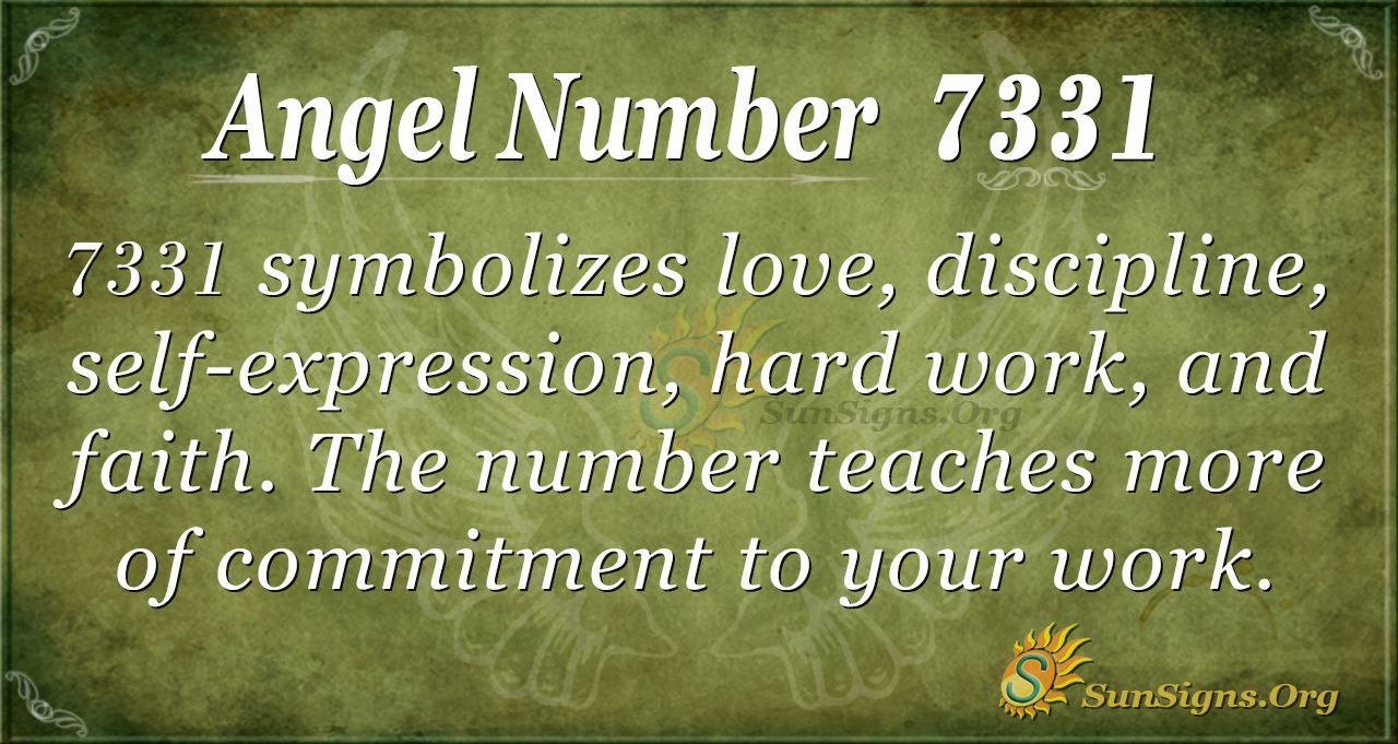 Biblical Meaning Of Angel Number 7331. Find Spiritual And Symbolic ...