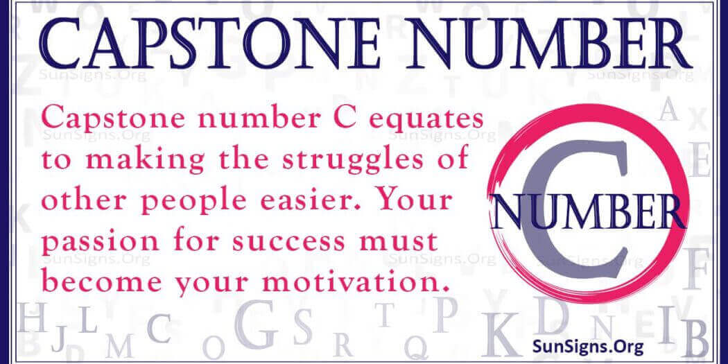 Numerology Capstone Number C: Good Understanding - SunSigns.Org