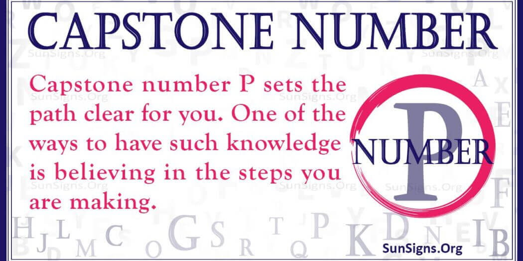 Numerology Capstone Number P: You Are Intelligent