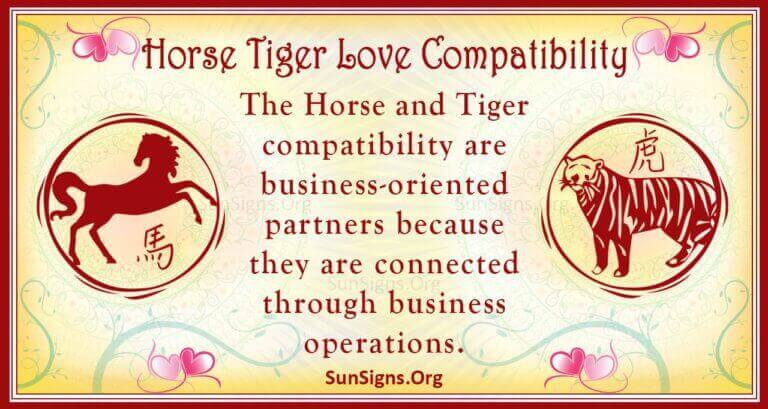 Horse And Tiger Compatibility: Bossy Attraction - SunSigns.Org