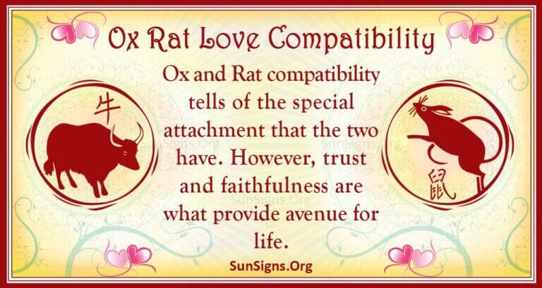Ox And Rat Compatibility: Special Attachment - SunSigns.Org