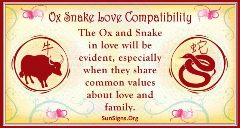 Ox And Snake Compatibility: Long-Term Love - SunSigns.Org