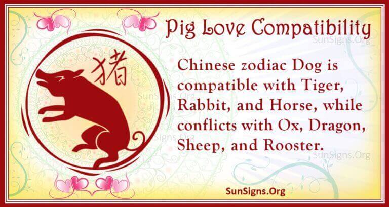 Chinese Pig Zodiac Compatibility - Who Should A Pig Marry? - SunSigns.Org