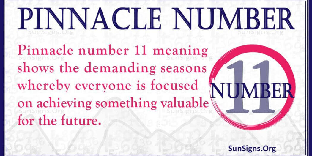 Numerology Pinnacle Number 11: Important Moments