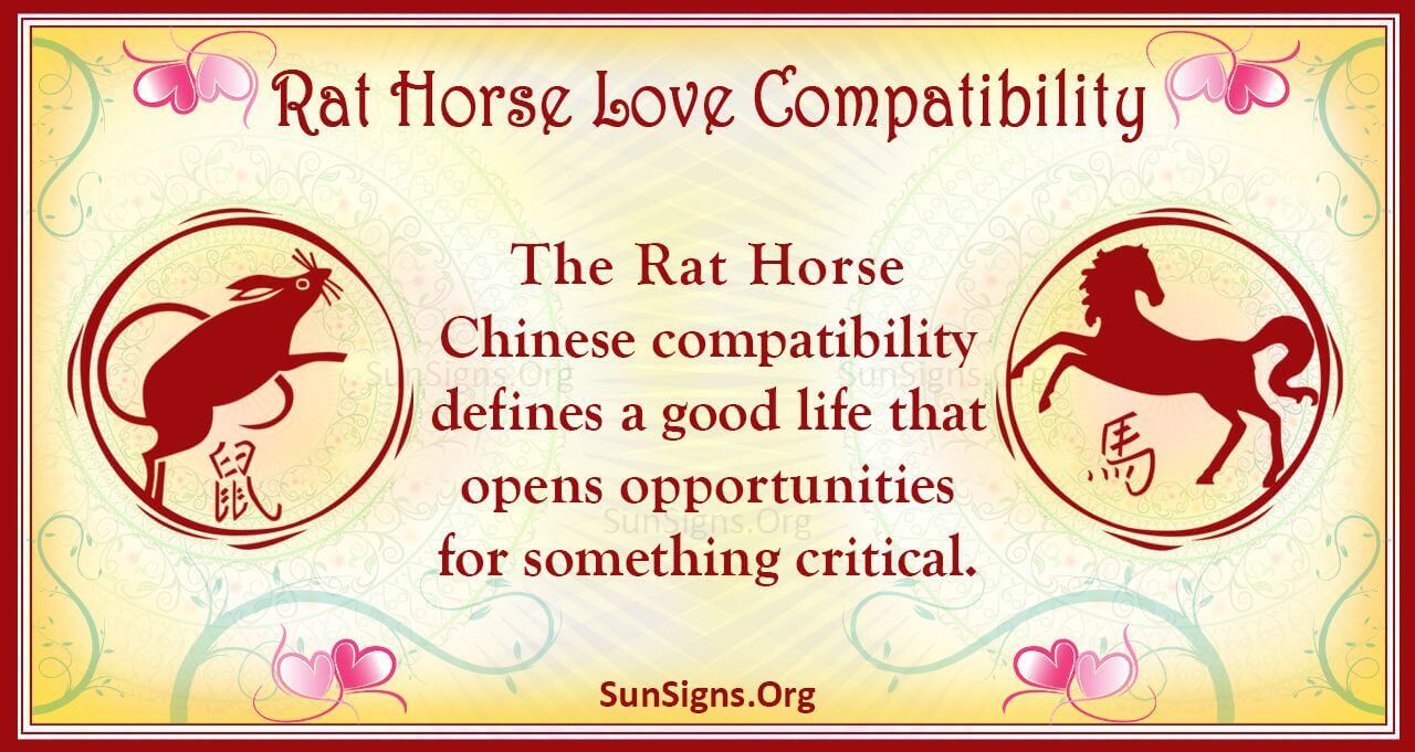 Horse and rat zodiac compatibility - Horoscopeaz.com