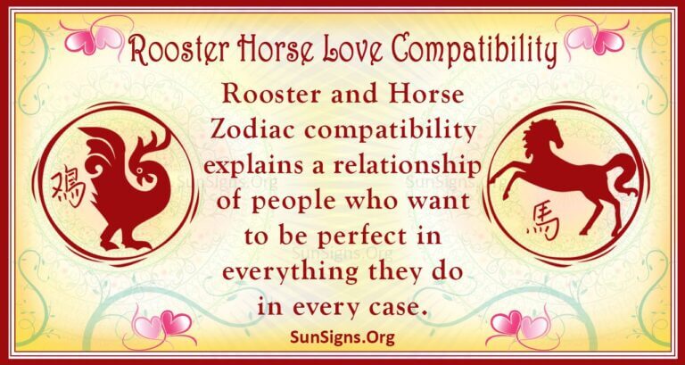 Rooster And Horse Compatibility: Clever And Stimulating - SunSigns.Org