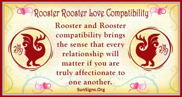 Rooster And Rooster Compatibility: Emotional Bonding - SunSigns.Org