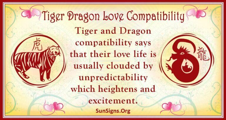 Tiger And Dragon Compatibility: Spontaneous Couple - SunSigns.Org