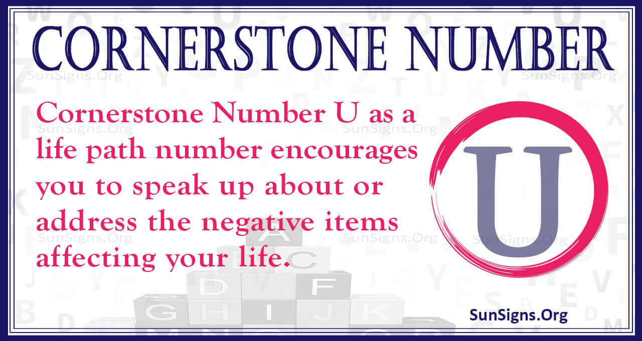 Numerology Cornerstone Number U: The Art Of Sharing - SunSigns.Org