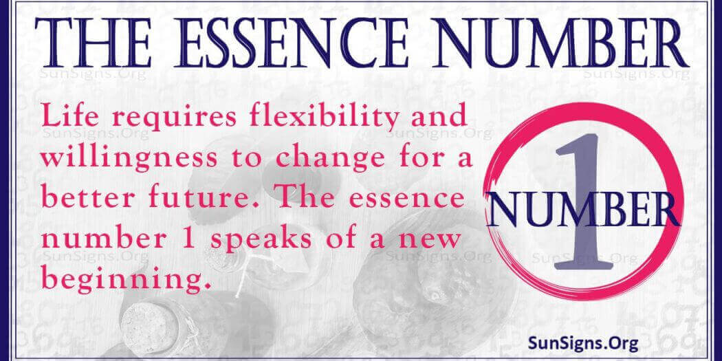 Essence Number 1 Numerology: New Beginnings - SunSigns.Org