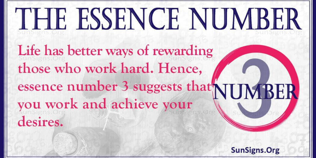 Numerology Essence Number 3: Be Independent - SunSigns.Org