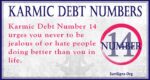 Numerology Karmic Debt Numbers: 13, 14, 16, 19