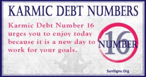 Numerology Karmic Debt Numbers: 13, 14, 16, 19