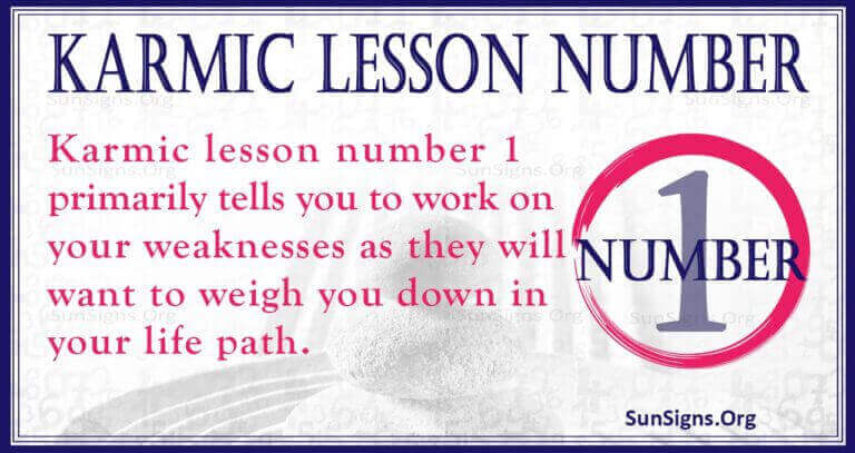 Numerology Karmic Lessons Number: Know Your Life Better