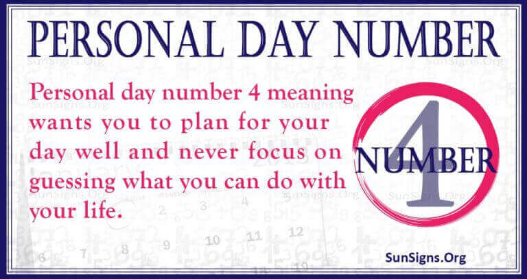Numerology Personal Day Number: Know Your Mood For The Day - SunSigns.Org