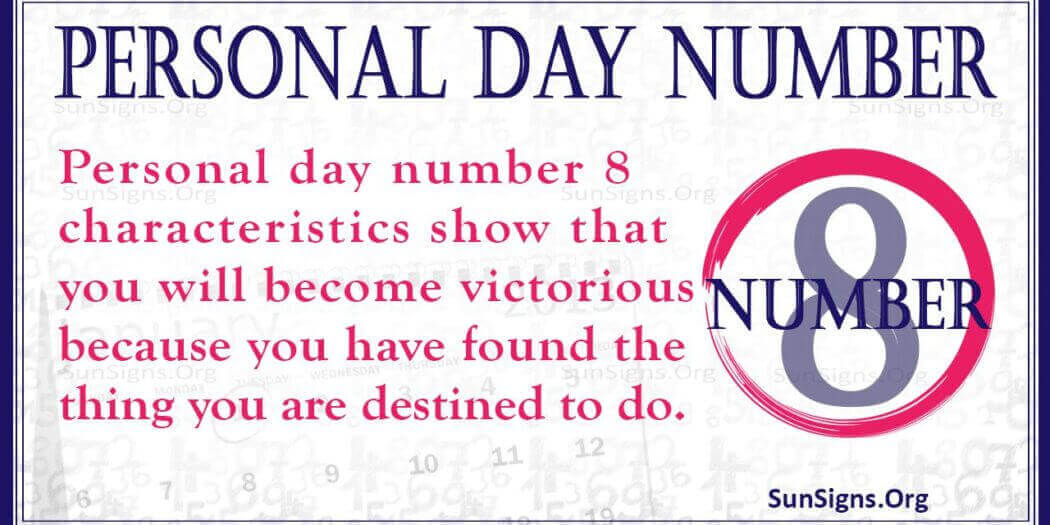 Numerology Personal Day Number 8: Build Your Confidence - SunSigns.Org
