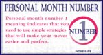 Numerology Personal Month Numbers - Monthly Lessons