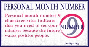 Numerology Personal Month Number - Monthly Lessons - SunSigns.Org