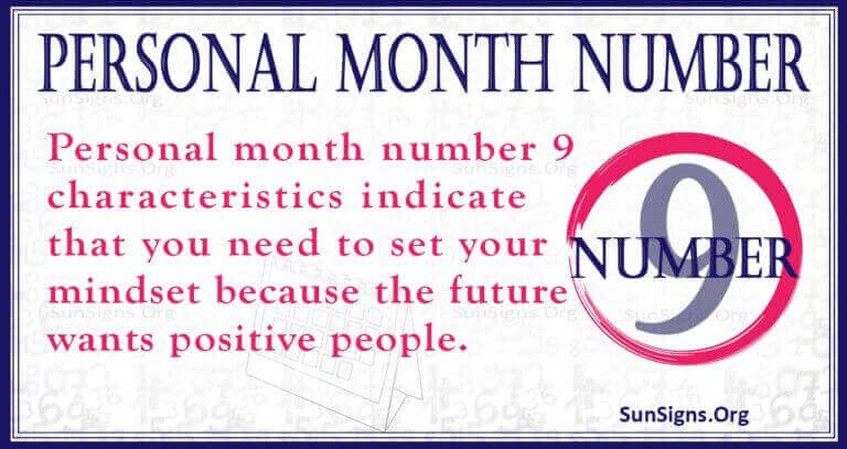 Numerology Personal Month Numbers - Monthly Lessons