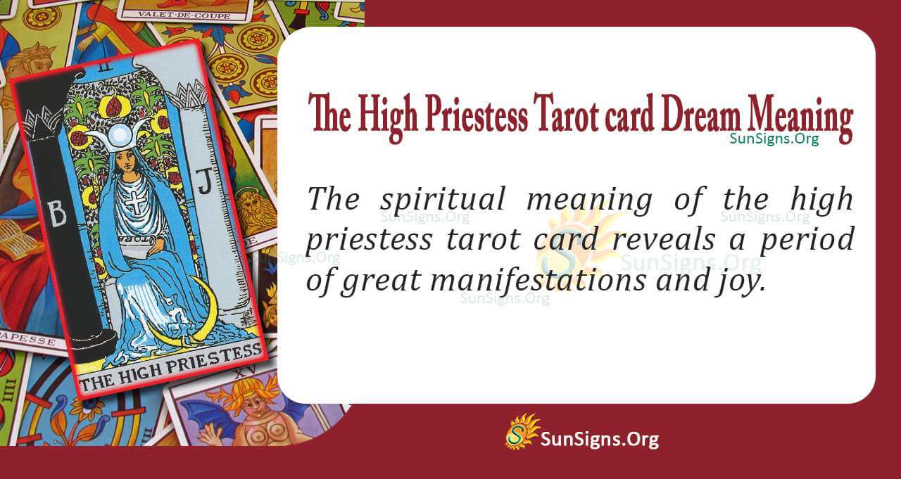 Seeing The High Priestess Tarot Card In Your Dream - Meaning ...