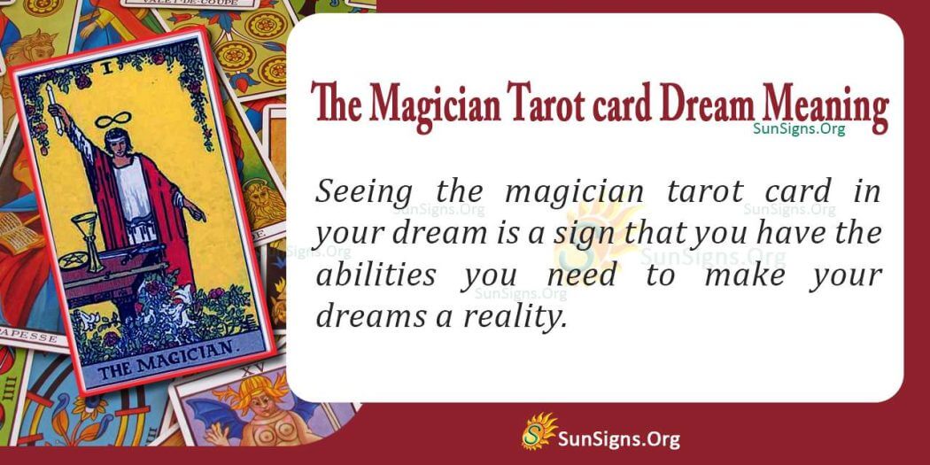 The Magician Tarot Card Dream - Meaning, Interpretation And Symbolism ...