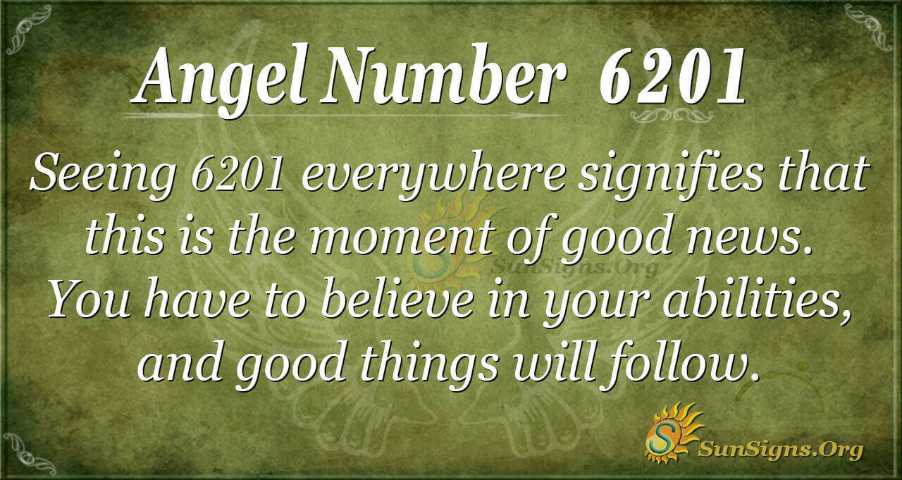 Angel Number 6201 Meaning: Consistency And Faith - SunSigns.Org