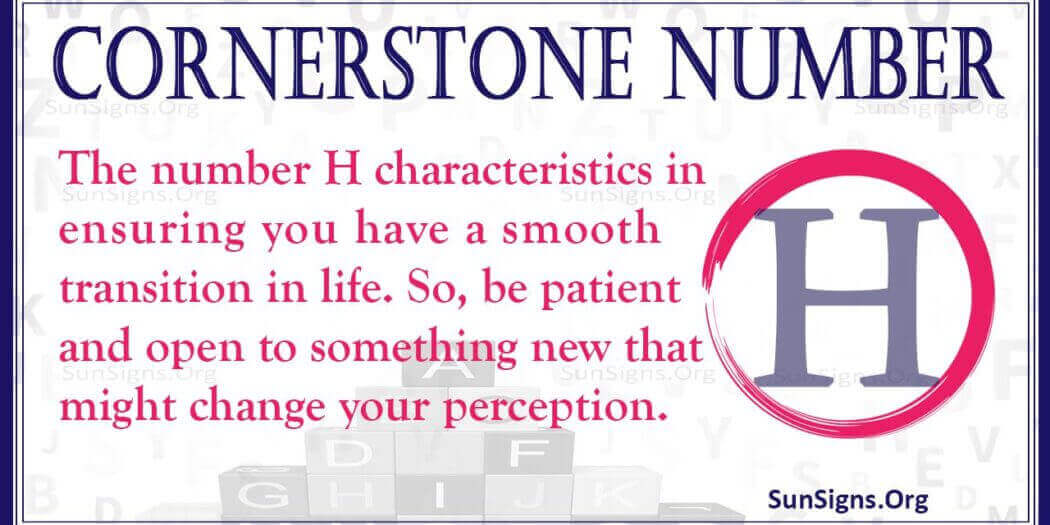 Numerology Cornerstone Number H: You Don't Fear Taking Risks - SunSigns.Org