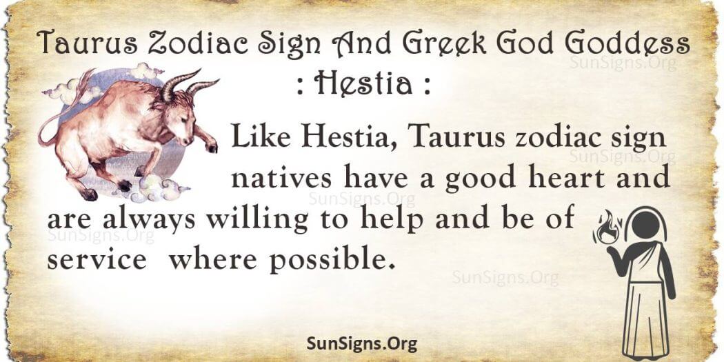 Hestia God Goddess - Greek Zodiac Sign For Taurus - SunSigns.Org