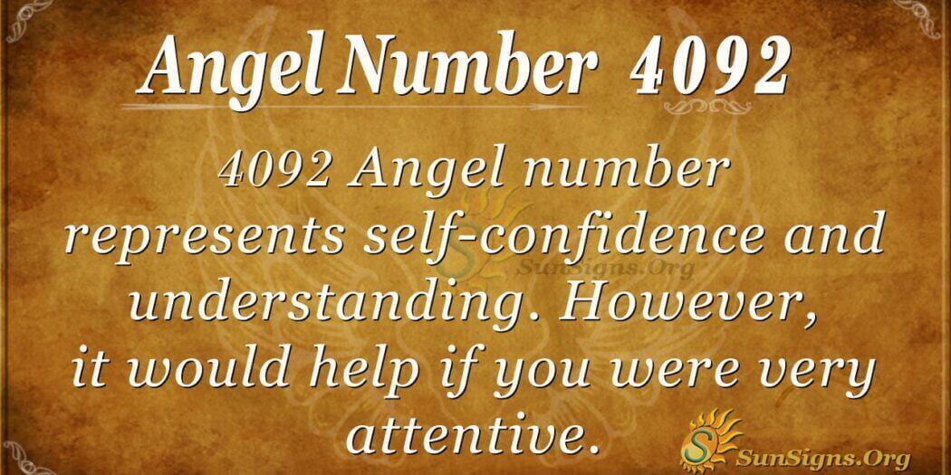 Spiritual Angel Number 4092 Meaning - What Does Seeing 4092 Mean In ...