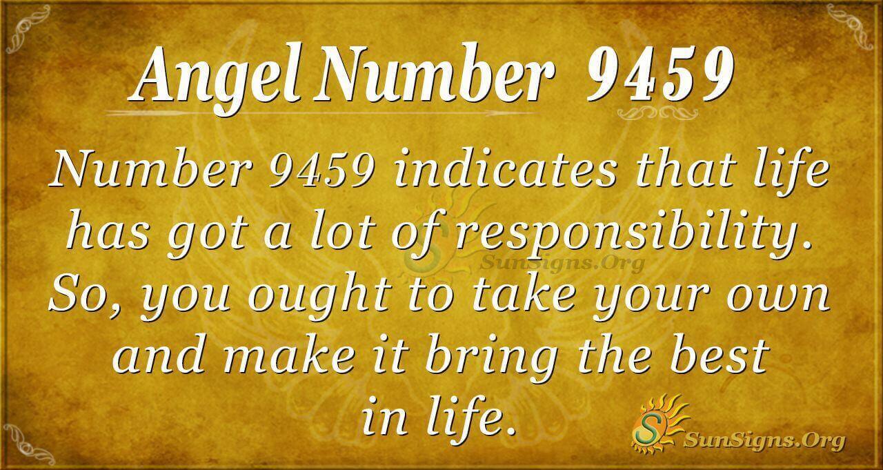 What Does Seeing Angel Number 9459 Mean? Know The Spiritual, Biblical ...