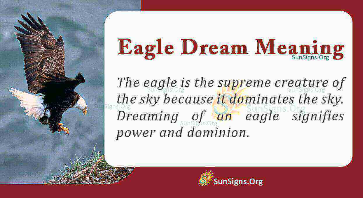 Meaning Of An Eagle Dream - Interpretation And Symbolism - SunSigns.Org