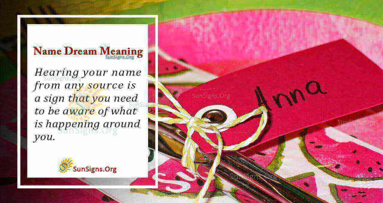What Does It Mean To Dream About Your Name? - Meaning, Interpretation ...
