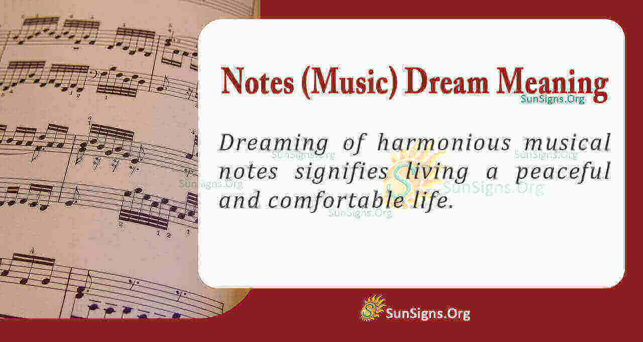 Seeing Musical Notes In Your Dream - Meaning, Interpretation And ...