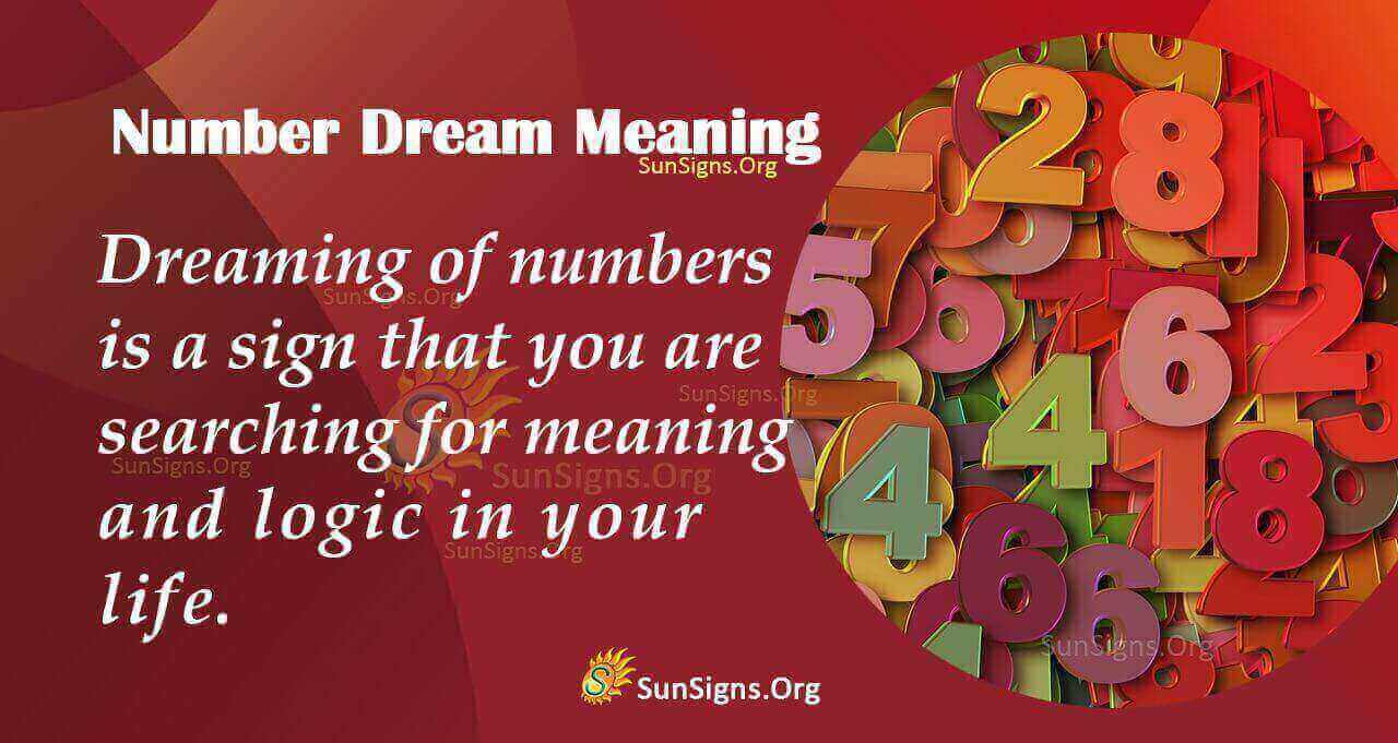 Do You See Numbers In Your Dream?- Meaning, Interpretation And ...
