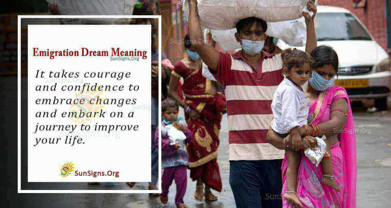 Dream Of Emigration Meaning, Interpretation And Symbolism - SunSigns.Org