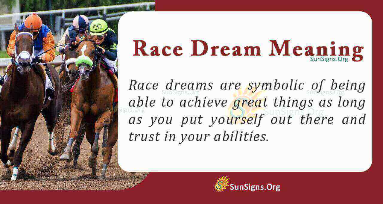 Dream Of Racing Or A Race - Meaning, Interpretation And Symbolism