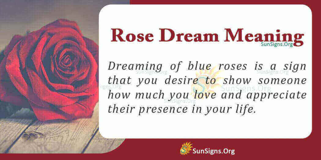 Dreaming of Roses - Meaning, Interpretation and Symbolism - SunSigns.Org