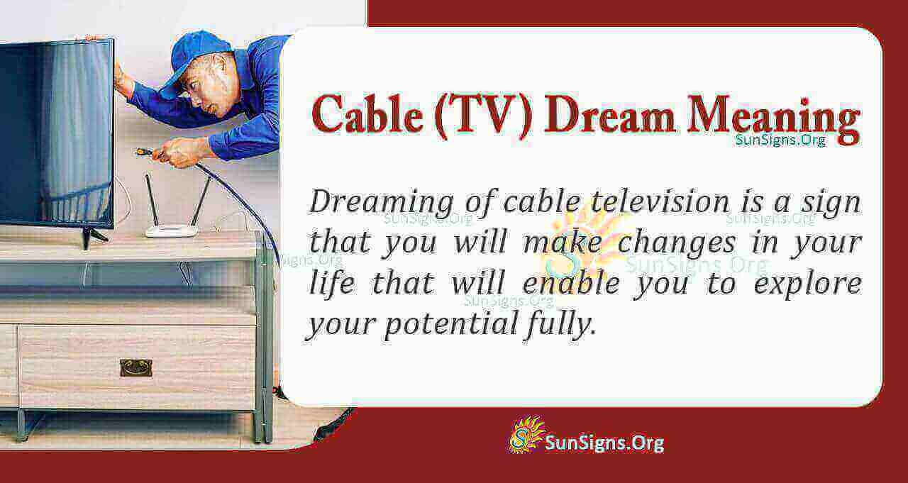 Cable Television Dream - Meaning, Interpretation And Symbolism