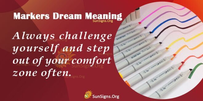 Seeing Markers In Your Dream - Meaning, Interpretation And Symbolism ...