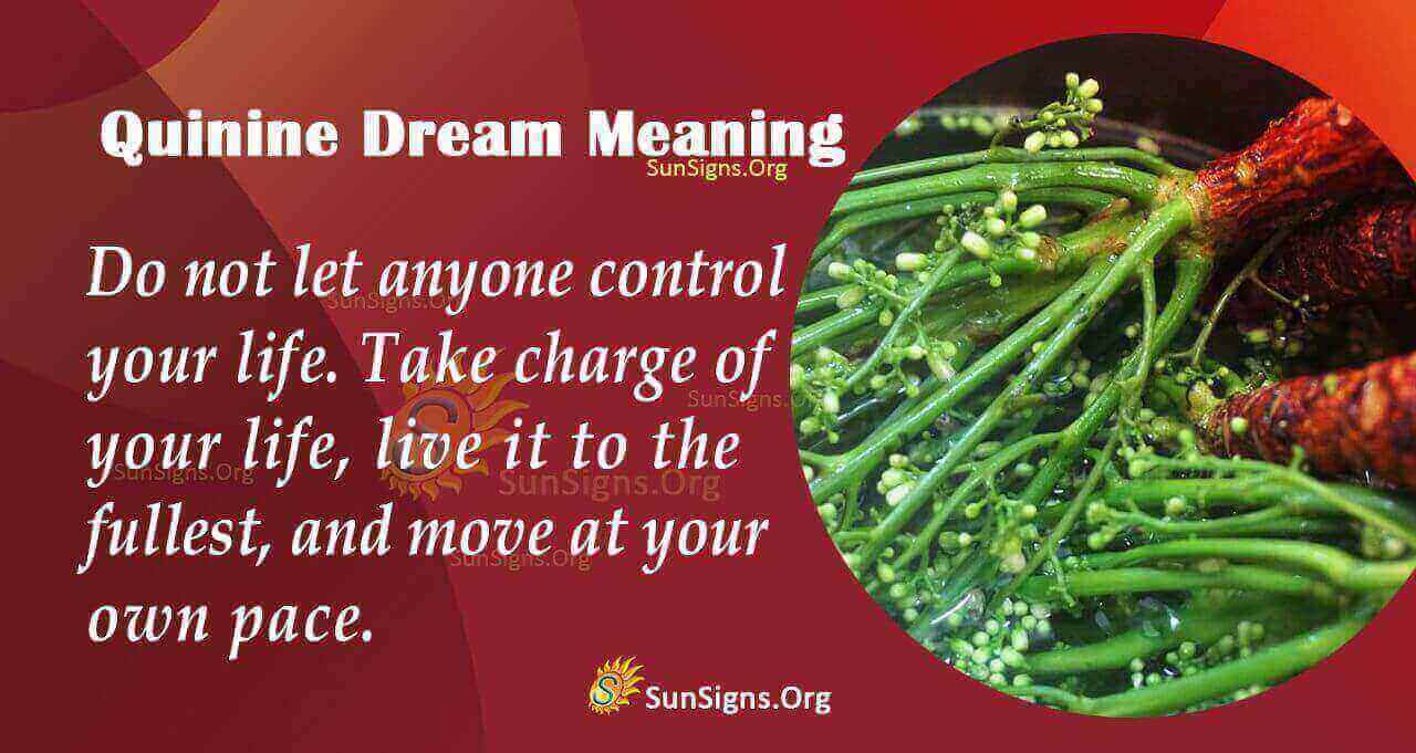 Dream Of Quinine - Meaning, Interpretation And Symbolism - SunSigns.Org