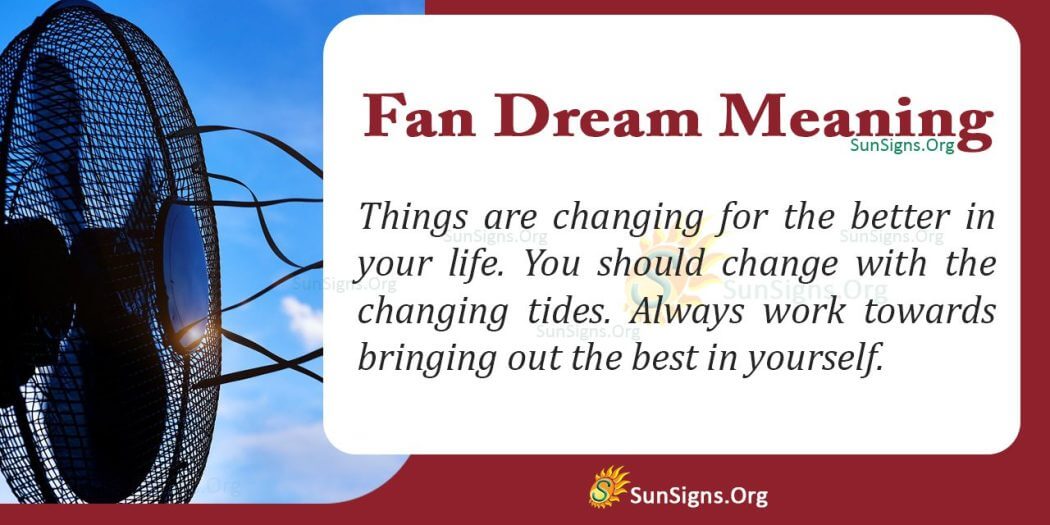 Did You Dream About a Fan? - Meaning, Interpretation and Symbolism ...