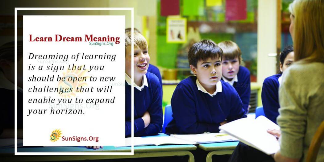 What Does Learning in Your Dream Mean? Interpretation and Symbolism ...