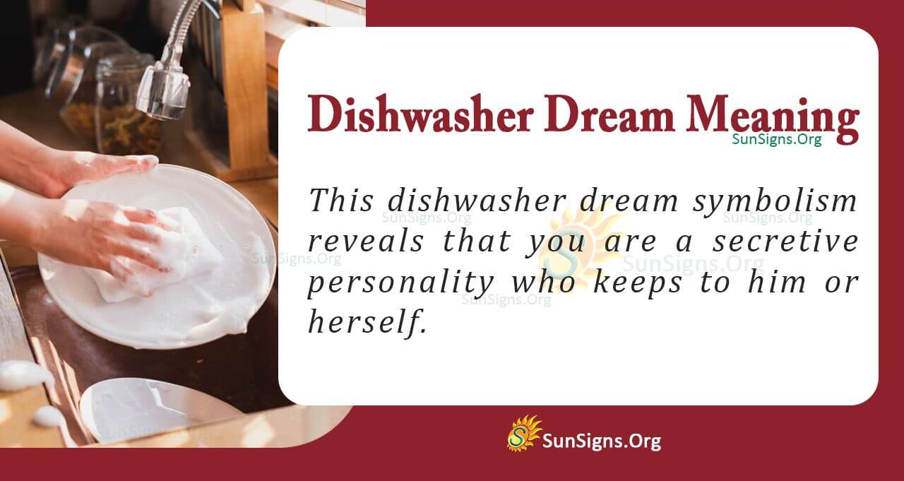 Seeing A Dishwasher In Your Dream? - Interpretation, Meaning And ...