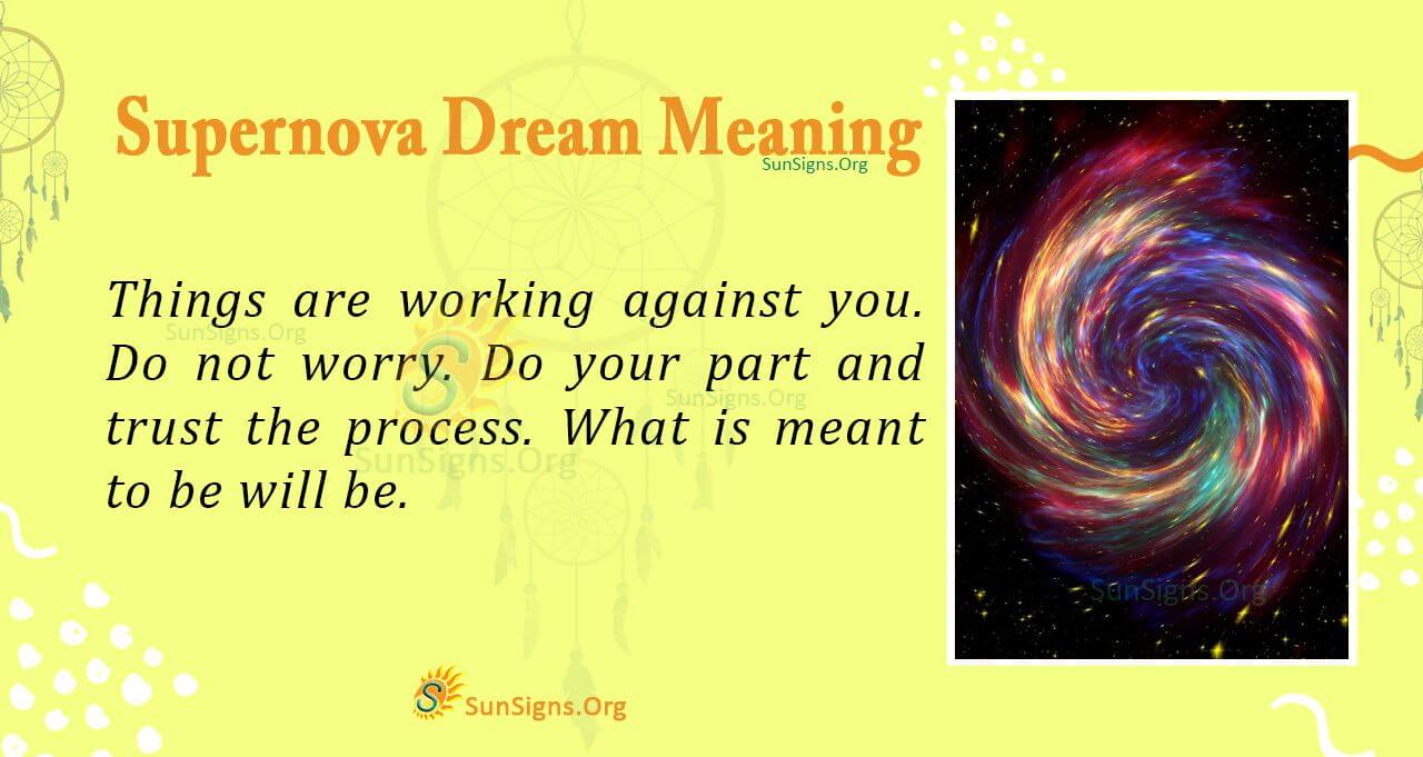 Supernova Dream Symbol - Meaning, Interpretation and Symbolism ...