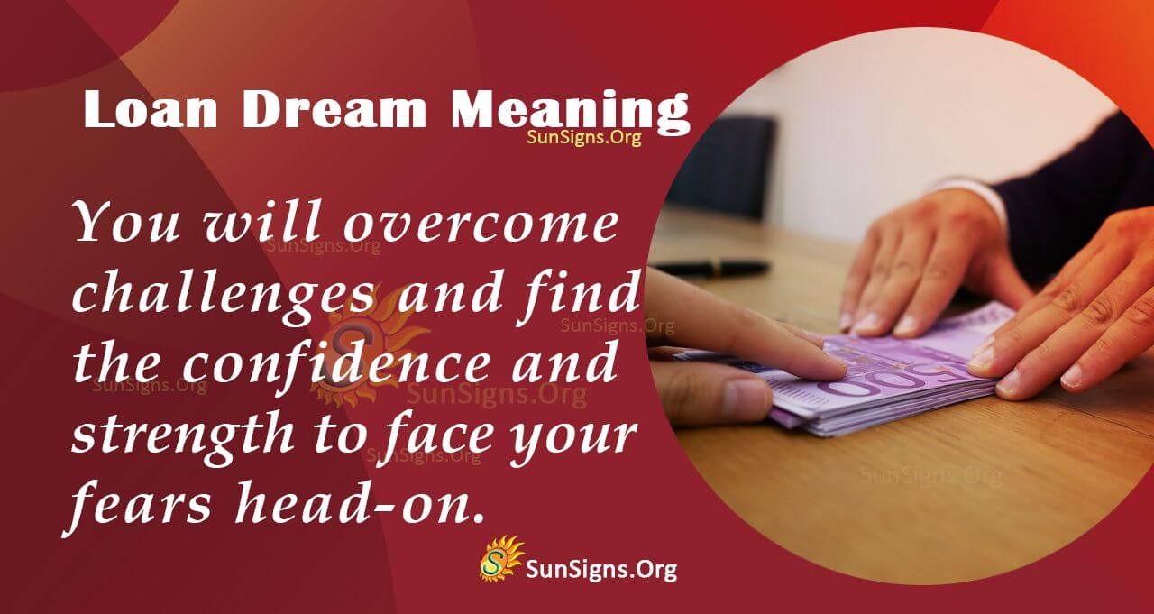 Dream About Taking A Loan - Meaning, Interpretation And Symbolism ...