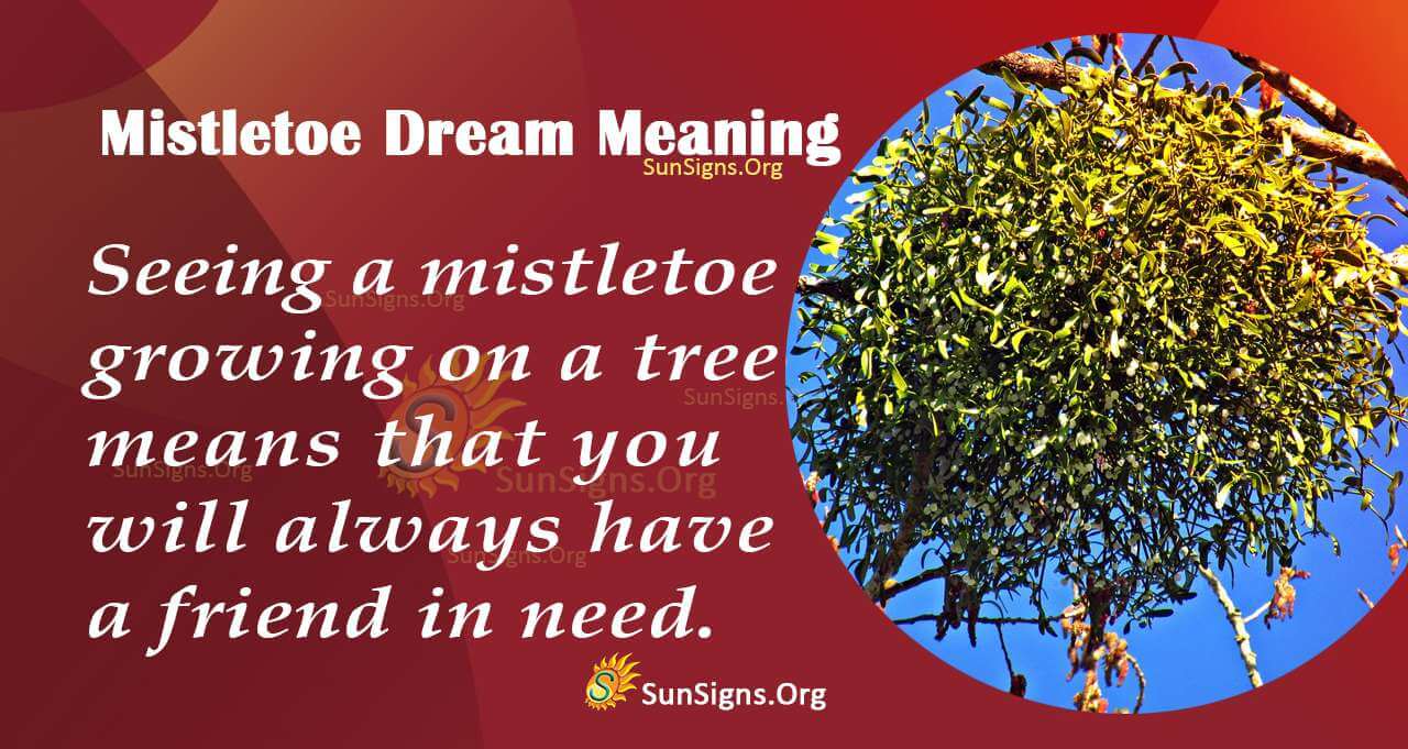 Mistletoe Dream Symbol - Meaning, Interpretation and Symbolism - SunSigns.Org