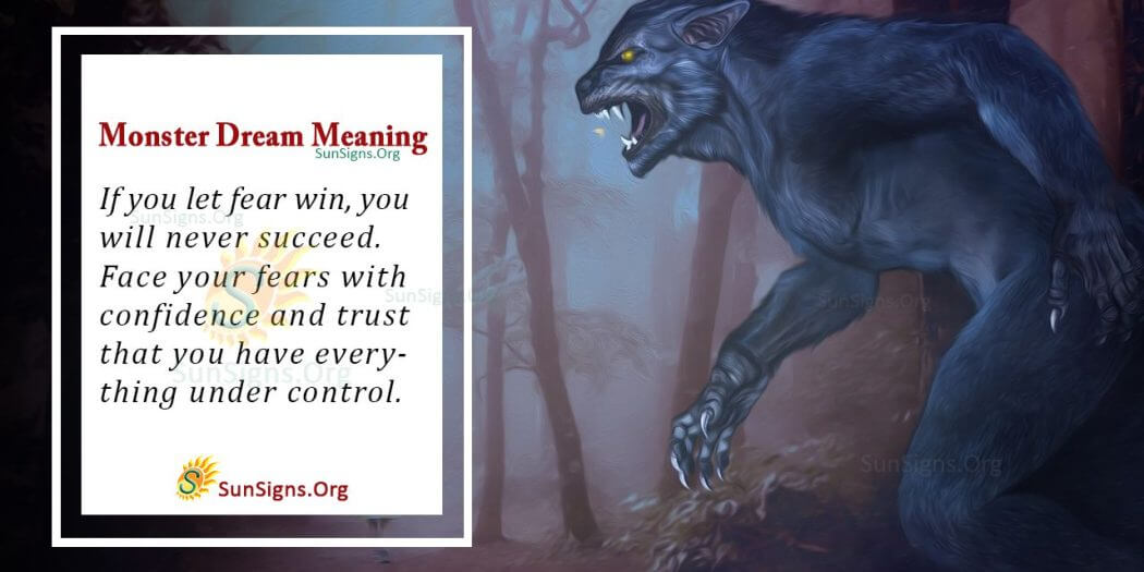 Monster In Your Dream - Meaning, Interpretation and Symbolism ...
