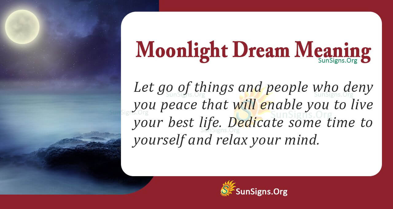 Seeing The Moonlight In Your Dream - Meaning, Interpretation And Symbolism - SunSigns.Org