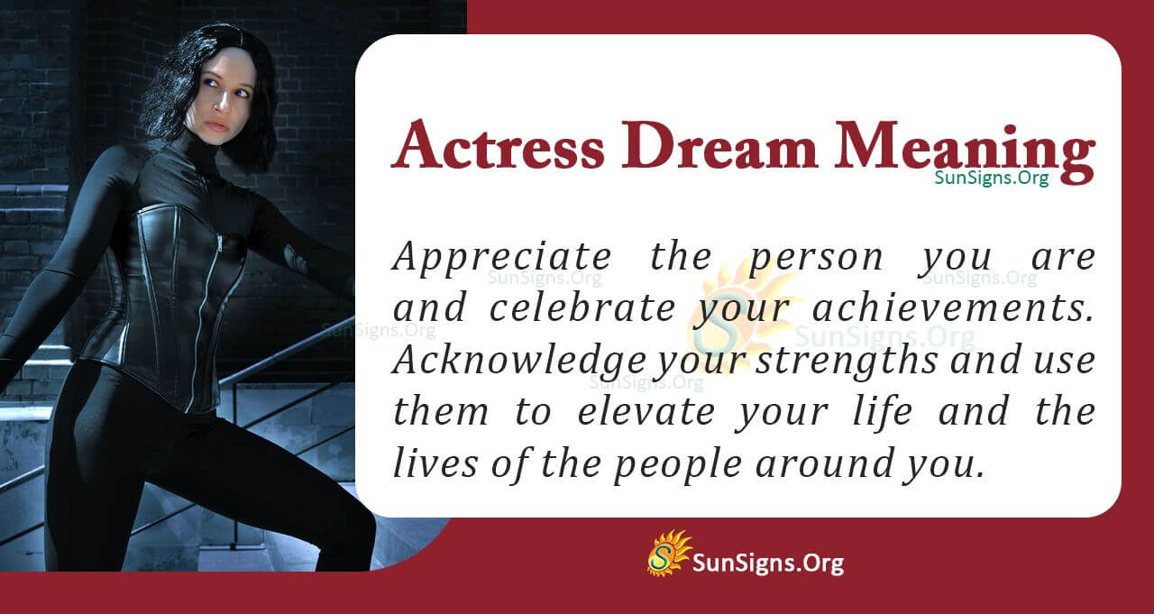 Dreaming of an Actress - Meaning, Interpretation and Symbolism ...