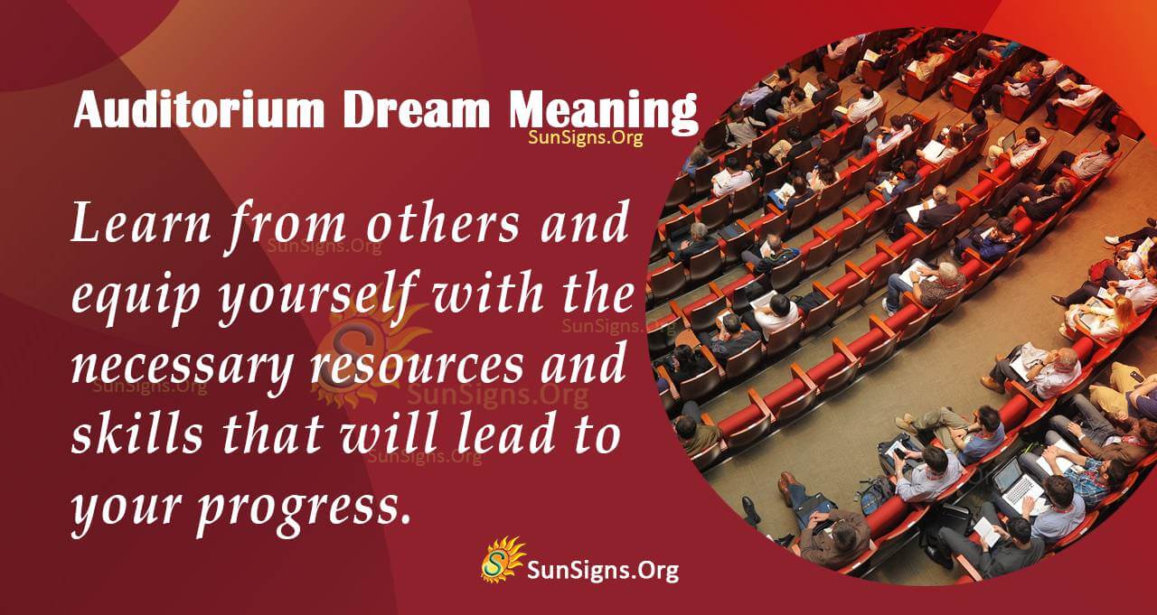 Did You Dream About an Auditorium? Meaning, Interpretation and ...